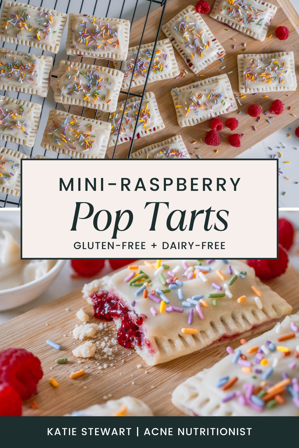 Mini Raspberry Pop Tarts | Katie Stewart | Acne Nutritionist