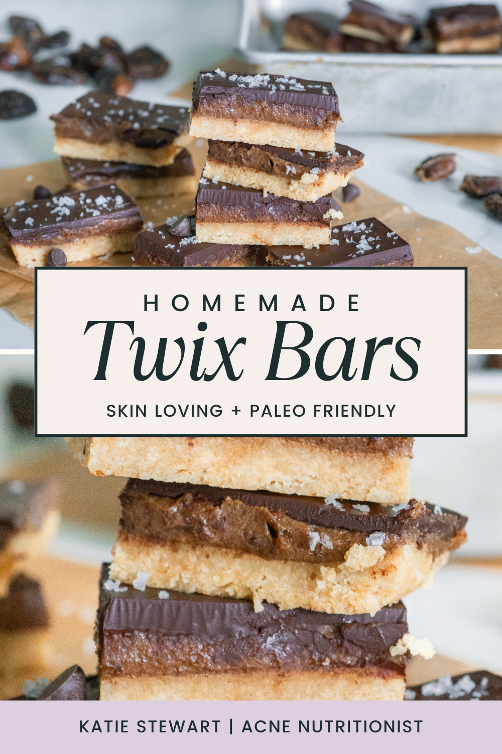 Homemade Twix Bar | Katie Stewart | Acne Nutritionist